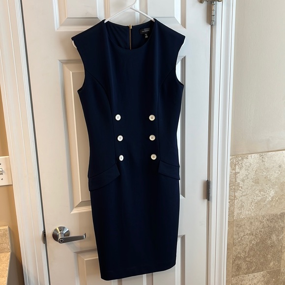 LOFT | Dresses | Loft Navy Dress | Poshmark